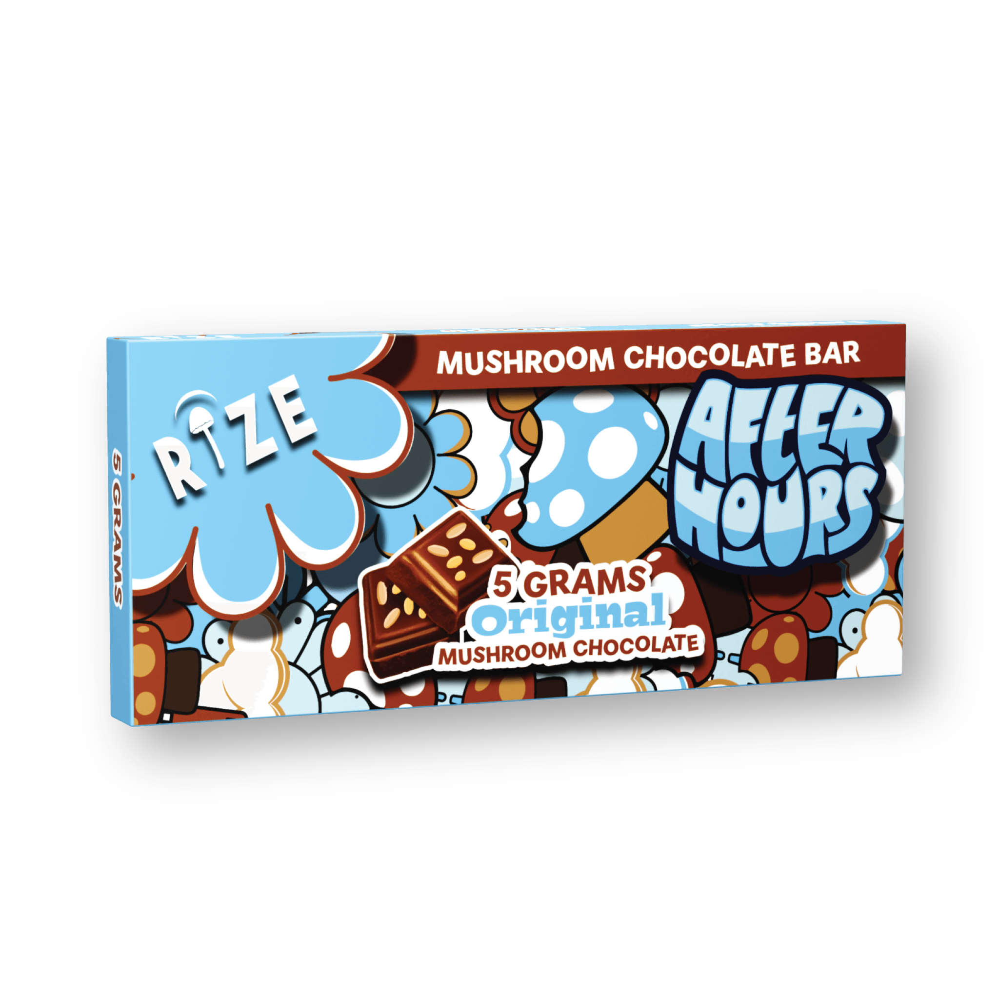 After Hours x Rize Mushroom Choco Bars (5 g)